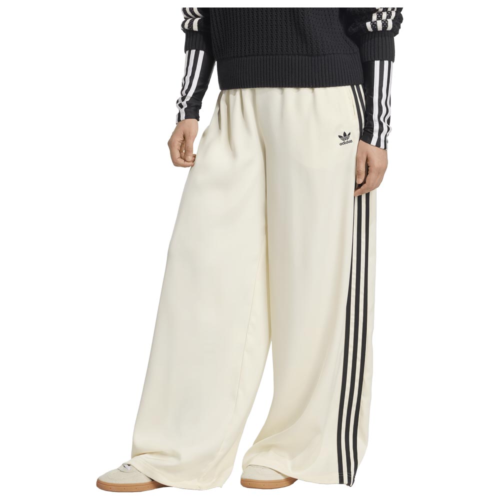Adidas Γυναικείο παντελόνι φόρμας Adicolor Wide Leg Satin Pants ...
